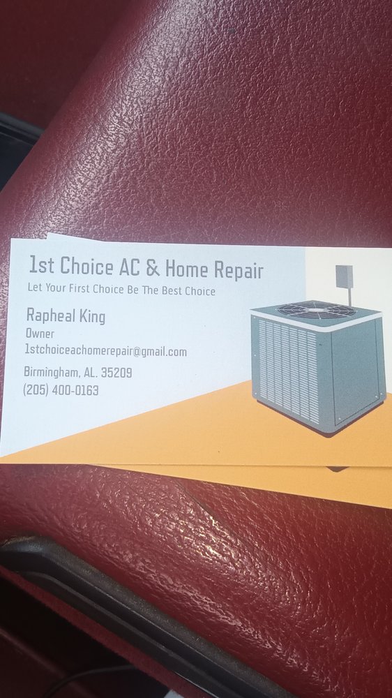 1ST CHOICE AC & HOME REPAIR - Updated September 2025 - Request a Quote ...