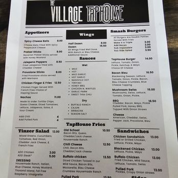 THE VILLAGE TAPHOUSE - Updated December 2025 - 34 Photos & 17 Reviews ...