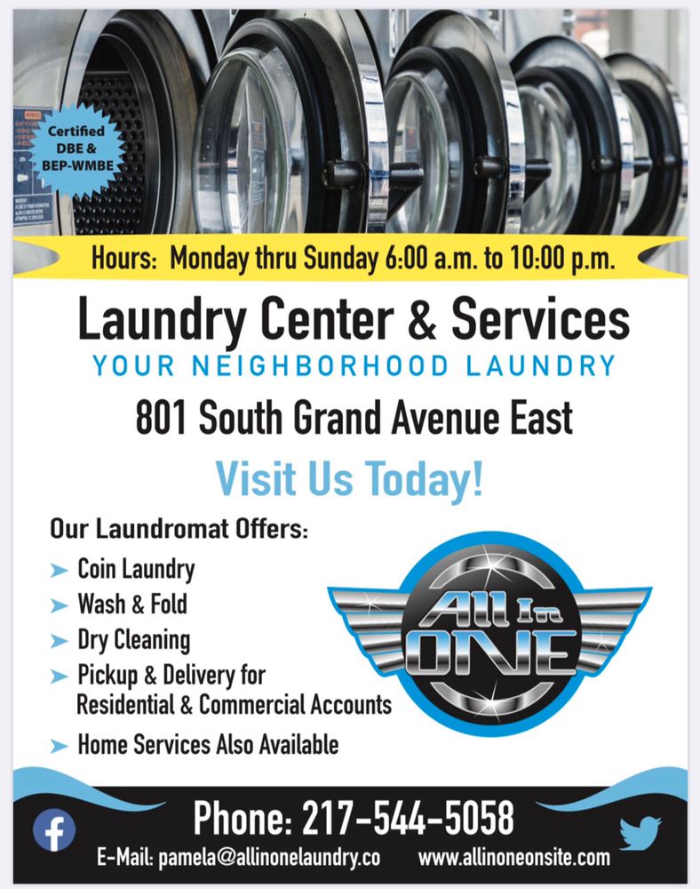ALL IN ONE LAUNDRY - Updated September 2025 - 801 S Grand Ave E ...