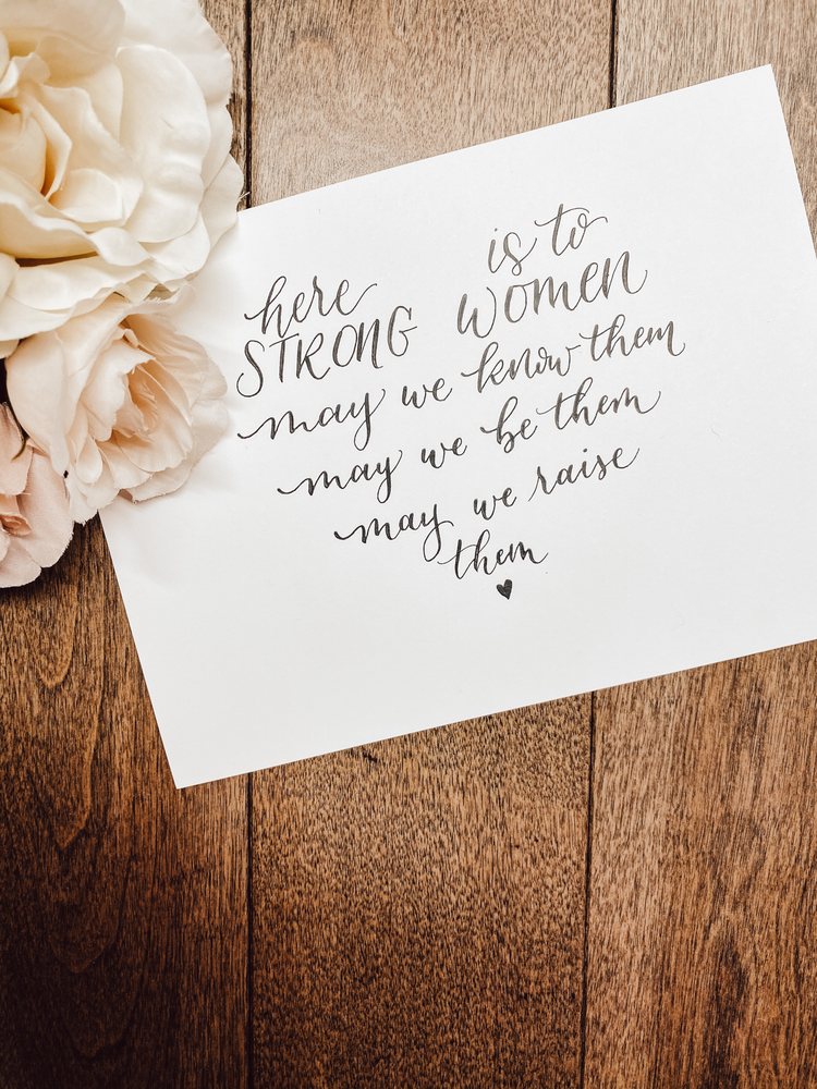 GOLD PRINT CALLIGRAPHY - 26 Photos - Chantilly, Virginia - Calligraphy ...