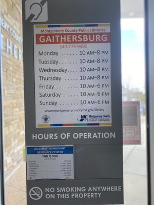 MONTGOMERY COUNTY PUBLIC LIBRARIES - GAITHERSBURG BRANCH - Updated ...