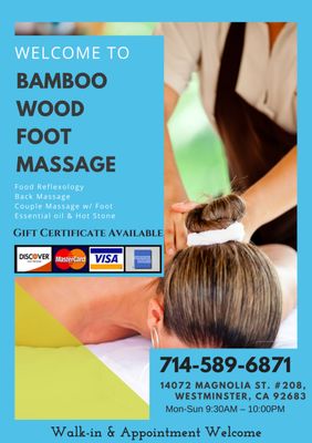 BAMBOO WOOD FOOT MASSAGE - 31 Photos & 96 Reviews UPDATED March 2022 ...