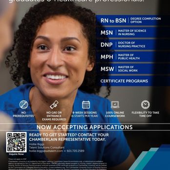 CHAMBERLAIN UNIVERSITY - Updated July 2024 - 4910 Rivergrade Rd ...