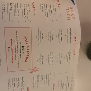 SPICE FINCH - Updated October 2024 - 995 Photos & 475 Reviews - 220 S ...