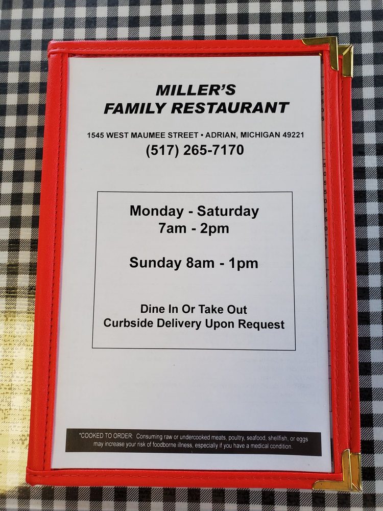 MILLER’S FAMILY RESTAURANT - Updated September 2024 - 19 Photos & 18 ...