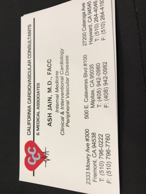 ASH JAIN, MD FACC - Updated May 2026 - 18 Reviews - 2333 Mowry Ave ...