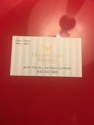 GOLDEN EAGLE SPA & MASSAGE - 148 W 25th Ave, San Mateo, California ...