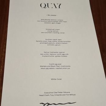 QUAY RESTAURANT - Updated October 2025 - 495 Photos & 113 Reviews ...