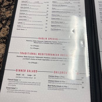 KASLIK MEDITERRANEAN CUISINE - Updated August 2024 - 165 Photos & 164 ...