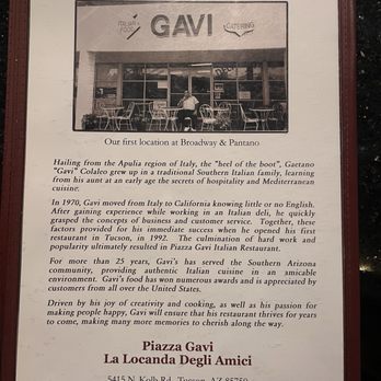 PIAZZA GAVI - Updated December 2025 - 383 Photos & 535 Reviews - 5415 N ...