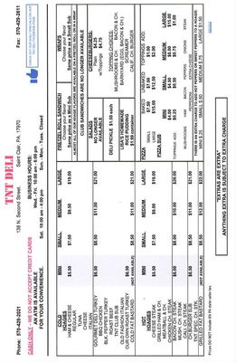 TNT DELI - Updated January 2026 - 14 Reviews - 138 N 2nd St, Saint ...