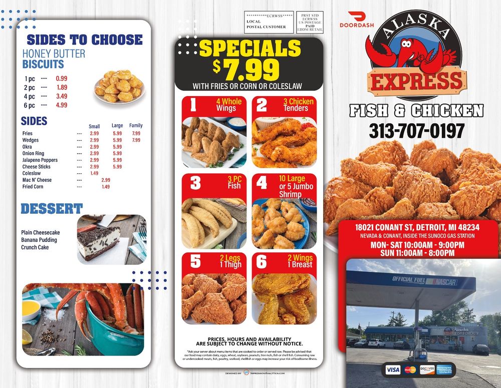 ALASKA EXPRESS FISH & CHICKEN - Updated June 2025 - 18021 Conant St, Detroit, Michigan - Chicken ...