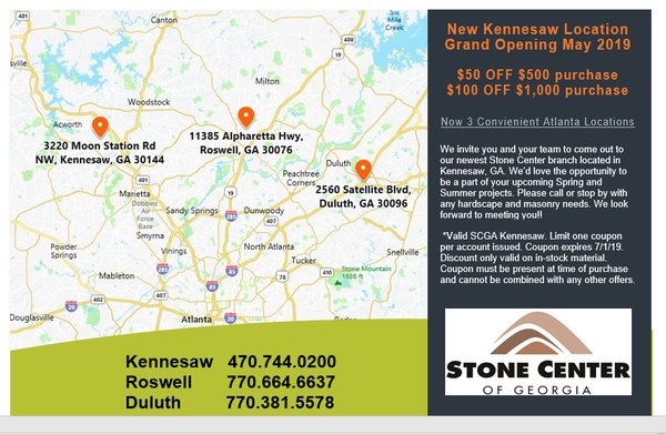 THE STONE CENTER OF GEORGIA - KENNESAW - Updated March 2025 - 3220 Moon ...