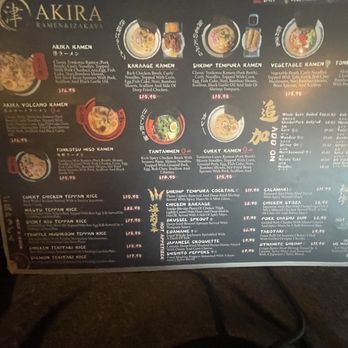 AKIRA RAMEN & IZAKAYA - FREDERICK - Updated November 2024 - 236 Photos ...
