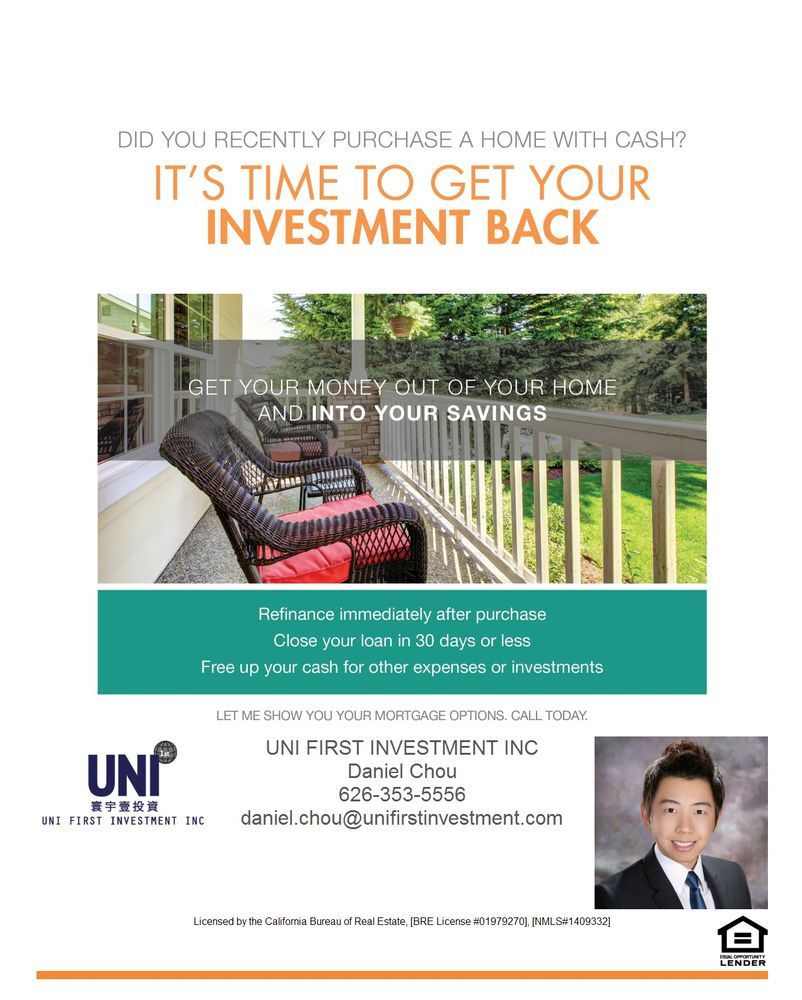 DANIEL CHOU - UNI FIRST INVESTMENT - Updated March 2025 - 23 Reviews ...
