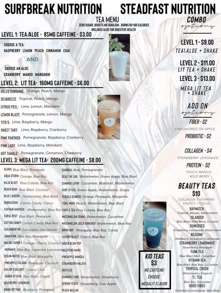 SURF BREAK NUTRITION - Updated January 2026 - 214-B N Topsail Dr, Surf ...