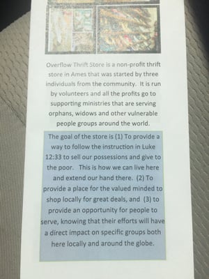 OVERFLOW THRIFT STORE - Updated November 2025 - 10 Photos & 14 Reviews ...