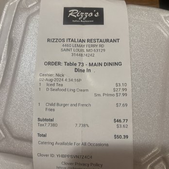 RIZZO’S ITALIAN RESTAURANT - Updated January 2025 - 58 Photos & 117 ...