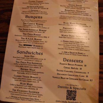 THE FIELD IRISH PUB & EATERY - Updated October 2024 - 1505 Photos & 931 ...