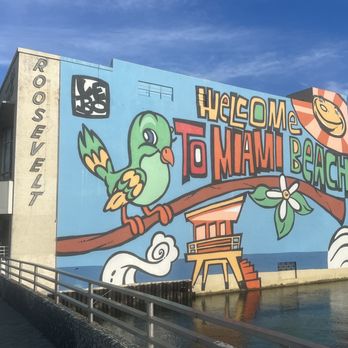 WELCOME TO MIAMI BEACH MURAL - Updated April 2025 - 770 Arthur Godfrey ...