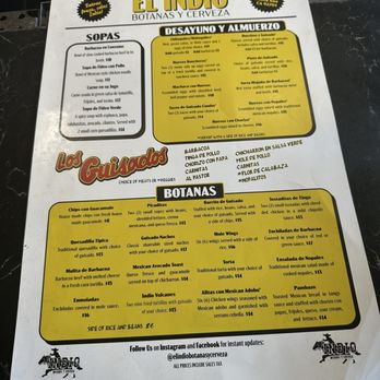 EL INDIO BOTANAS Y CERVEZA - Updated December 2025 - 406 Photos & 277 ...