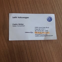 LEITH VOLKSWAGEN OF CARY - 43 Photos & 121 Reviews - Car Dealers - 2300 ...