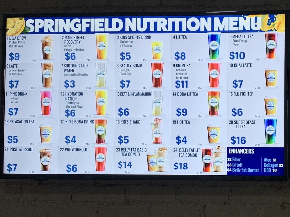 SPRINGFIELD NUTRITION - Updated October 2025 - 1501 N Main St ...