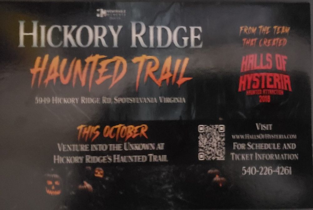 HICKORY RIDGE HAUNTED TRAIL - Updated November 2024 - 5949 Hickory ...