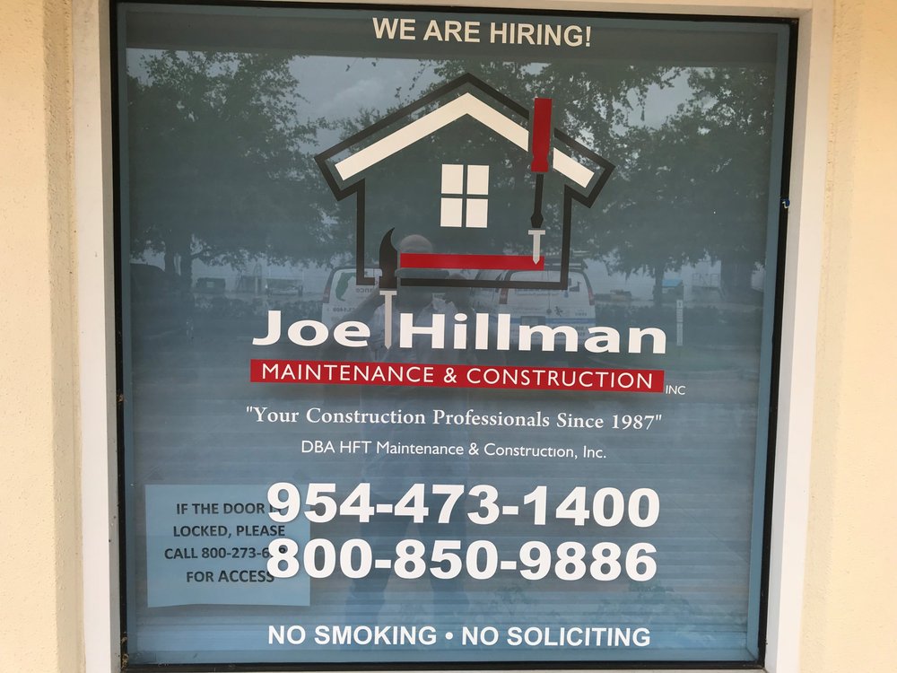 JOE HILLMAN MAINTENANCE & CONSTRUCTION - Updated November 2024 - 426 NW ...