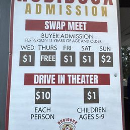 RUBIDOUX DRIVE-IN THEATRE & SWAP MEET - Updated October 2025 - 113 ...