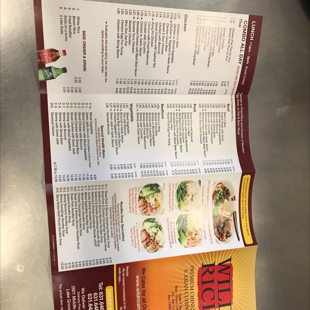 WILD RICE - 50 Photos & 133 Reviews - 2801 Middle Country Rd, Lake ...