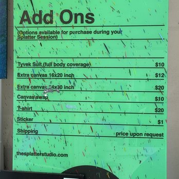 THE SPLATTER STUDIO - Updated October 2025 - 75 Photos & 39 Reviews ...