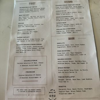 CRU BISTRO & BOTTLES - Updated October 2025 - 90 Photos & 39 Reviews ...