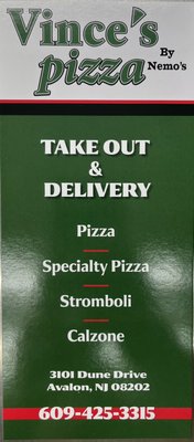 VINCE’S PIZZA - Updated December 2025 - 3101 Dune Dr, Avalon, New ...
