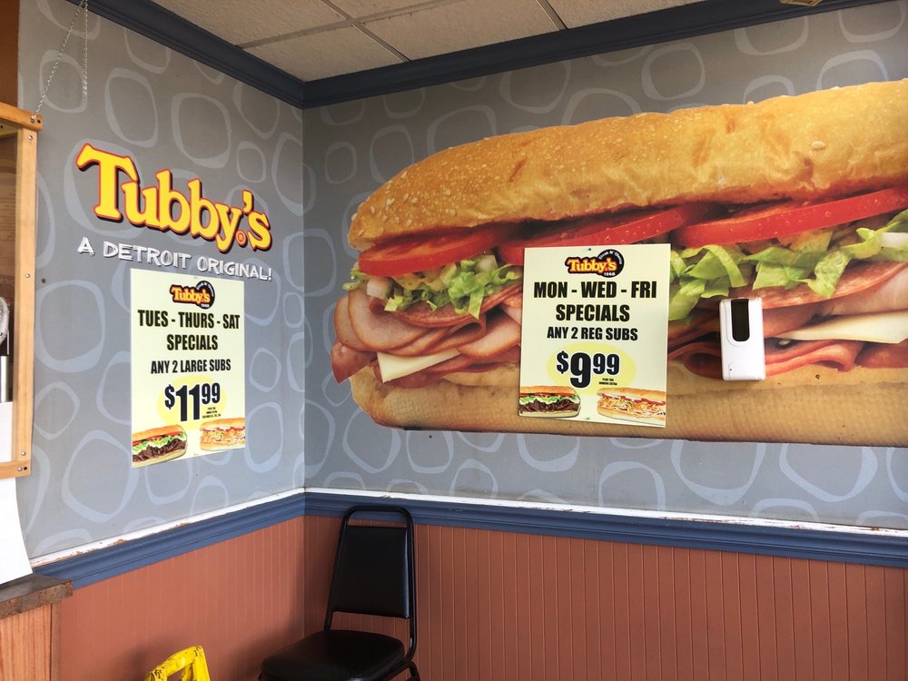 TUBBY’S SUB SHOPS - Food near 24109 W 10 Mile Rd, Southfield, MI - Menu ...