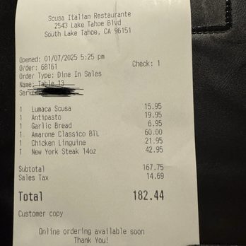 SCUSA ITALIAN RISTORANTE - Updated March 2025 - 1216 Photos & 1410 ...