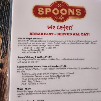 SPOONS CAFE - Updated January 2025 - 304 Photos & 620 Reviews - 100 E ...