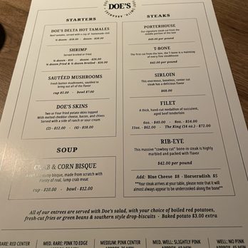 DOE’S EAT PLACE - Updated December 2025 - 111 Photos & 124 Reviews ...
