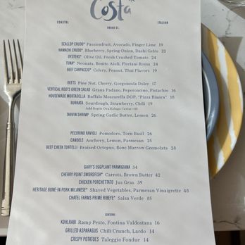 COSTA - Updated July 2025 - 222 Photos & 74 Reviews - 320 Broad St ...