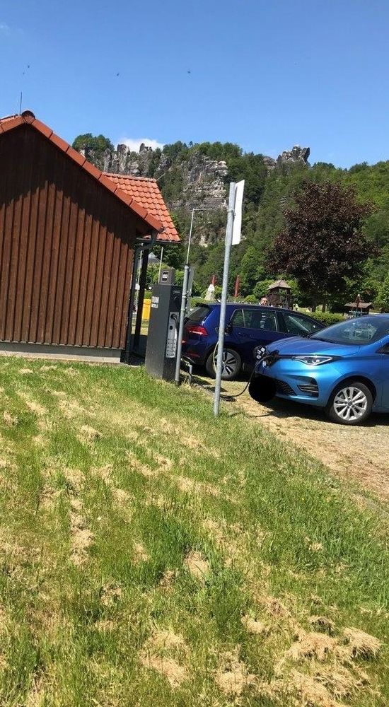 ENSO ENERGIE SACHSEN OST CHARGING STATION - Elbweg, Rathen, Sachsen ...