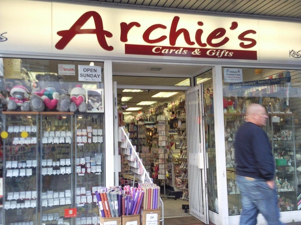 ARCHIE’S CARDS AND GIFTS - 1 Princess Parade, Bury, Greater Manchester ...