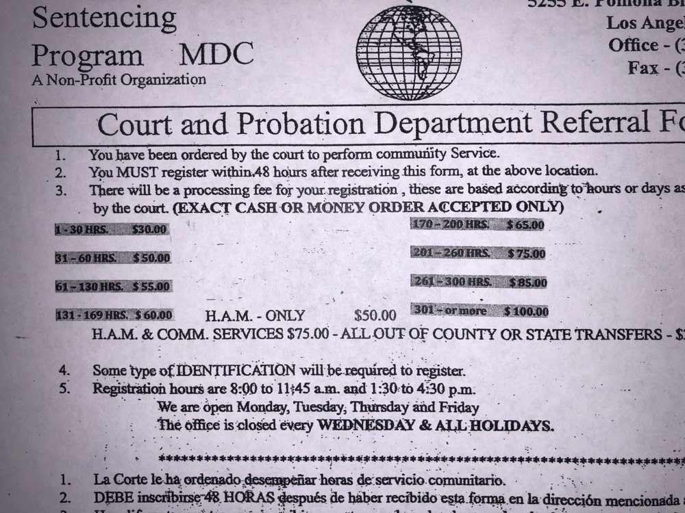 ALTERNATIVE SENTENCING PROGRAM - 5255 Pomona Blvd, Los Angeles ...