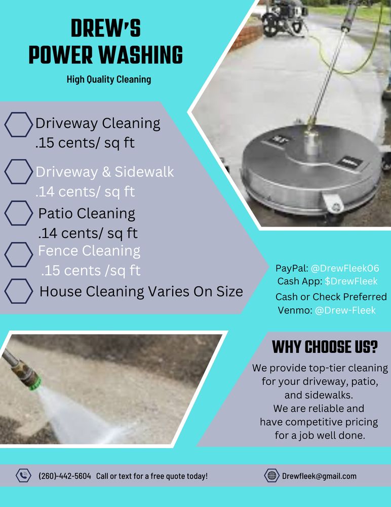 DREW’S POWER WASHING - Updated July 2025 - Request a Quote - 10223 ...