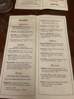 VIVALDI’S ITALIAN RESTAURANT - Updated December 2025 - 10 Reviews - 210 ...