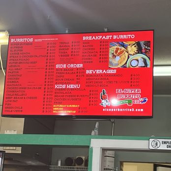 EL SUPER BURRITO III - Updated December 2025 - 26 Photos & 82 Reviews ...