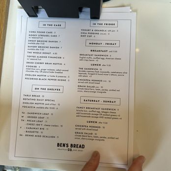 BEN’S BREAD - Updated October 2024 - 196 Photos & 59 Reviews - 216 N ...