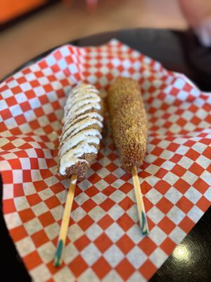 TWO HANDS FRESH CORN DOGS - Updated December 2025 - 217 Photos & 94 ...