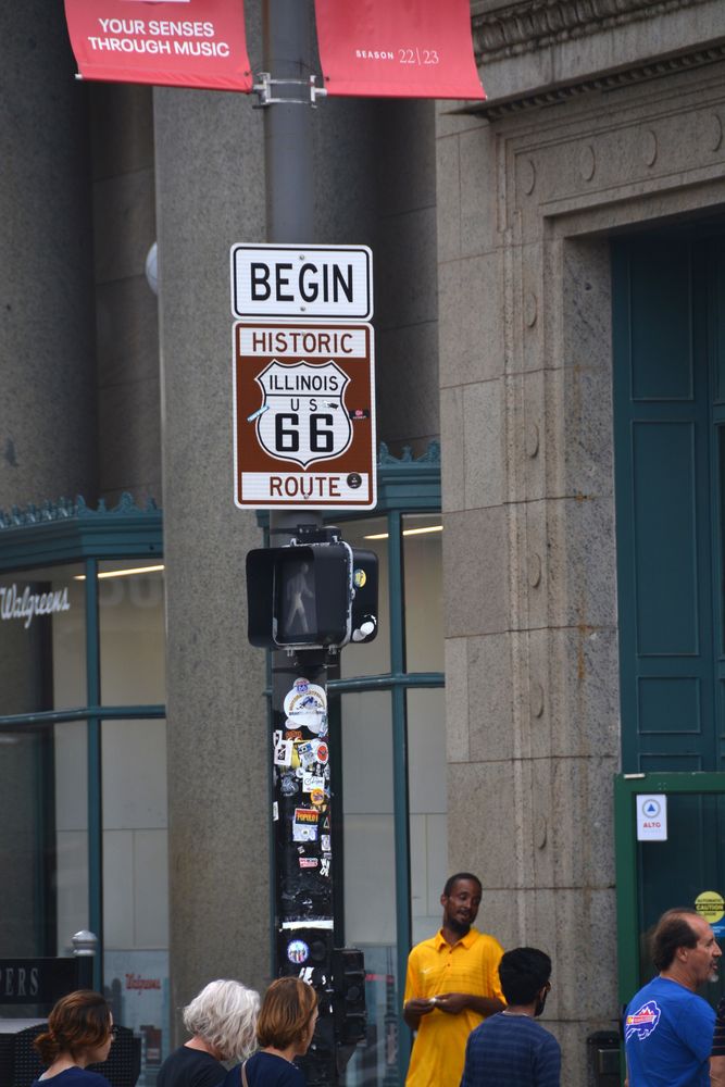 HISTORIC ROUTE 66 BEGIN SIGN - Updated July 2025 - 27 Photos - 78-98 E ...