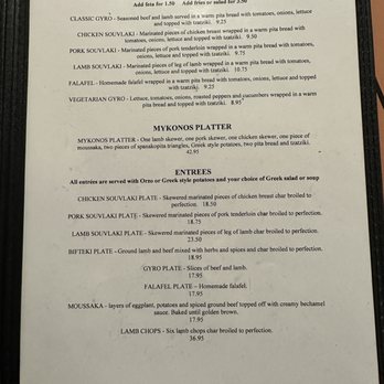 MYKONOS GREEK GRILL - Updated July 2024 - 179 Photos & 437 Reviews ...