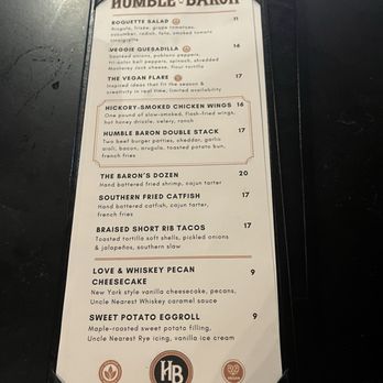 HUMBLE BARON - Updated May 2025 - 172 Photos & 103 Reviews - 3125 US ...